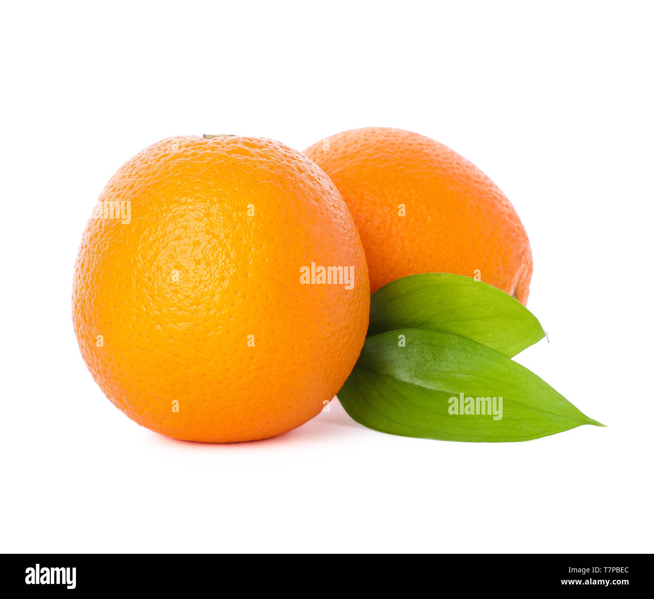 Ripe oranges isolated on white background. Healthy food Stock Photo - Alamy