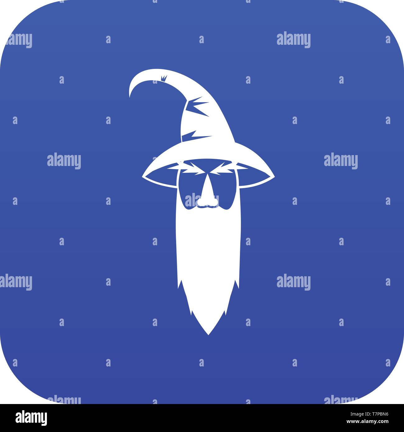 Wizard icon digital blue Stock Vector Image & Art - Alamy