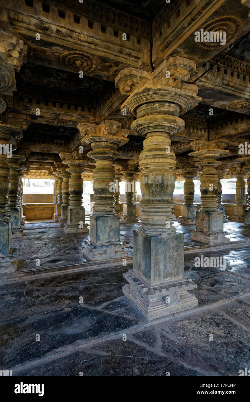 Old Hindu temple Nagareshvara of god Shiva at Bankapura Stock Photo - Alamy