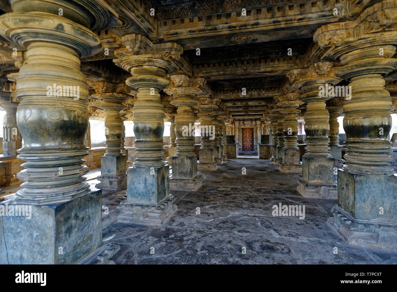 Old Hindu temple Nagareshvara of god Shiva at Bankapura Stock Photo - Alamy
