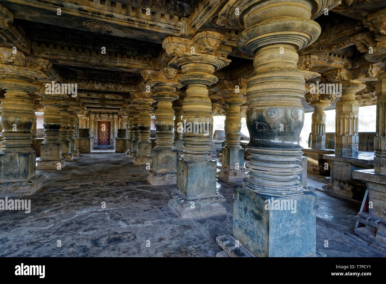 Old Hindu temple Nagareshvara of god Shiva at Bankapura Stock Photo - Alamy