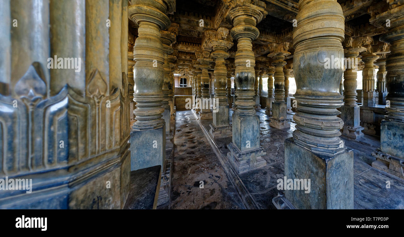 Old Hindu temple Nagareshvara of god Shiva at Bankapura Stock Photo - Alamy