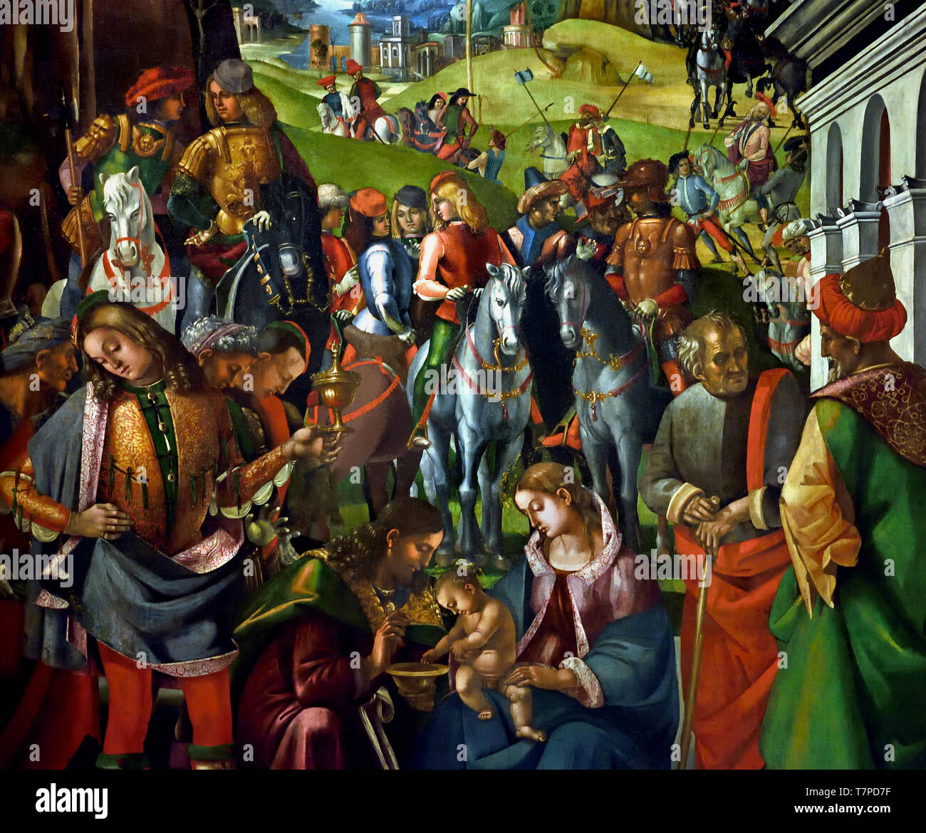 Adoration of the Magi 1493 by Luca Signorelli (1450 - 1523) Italian ...