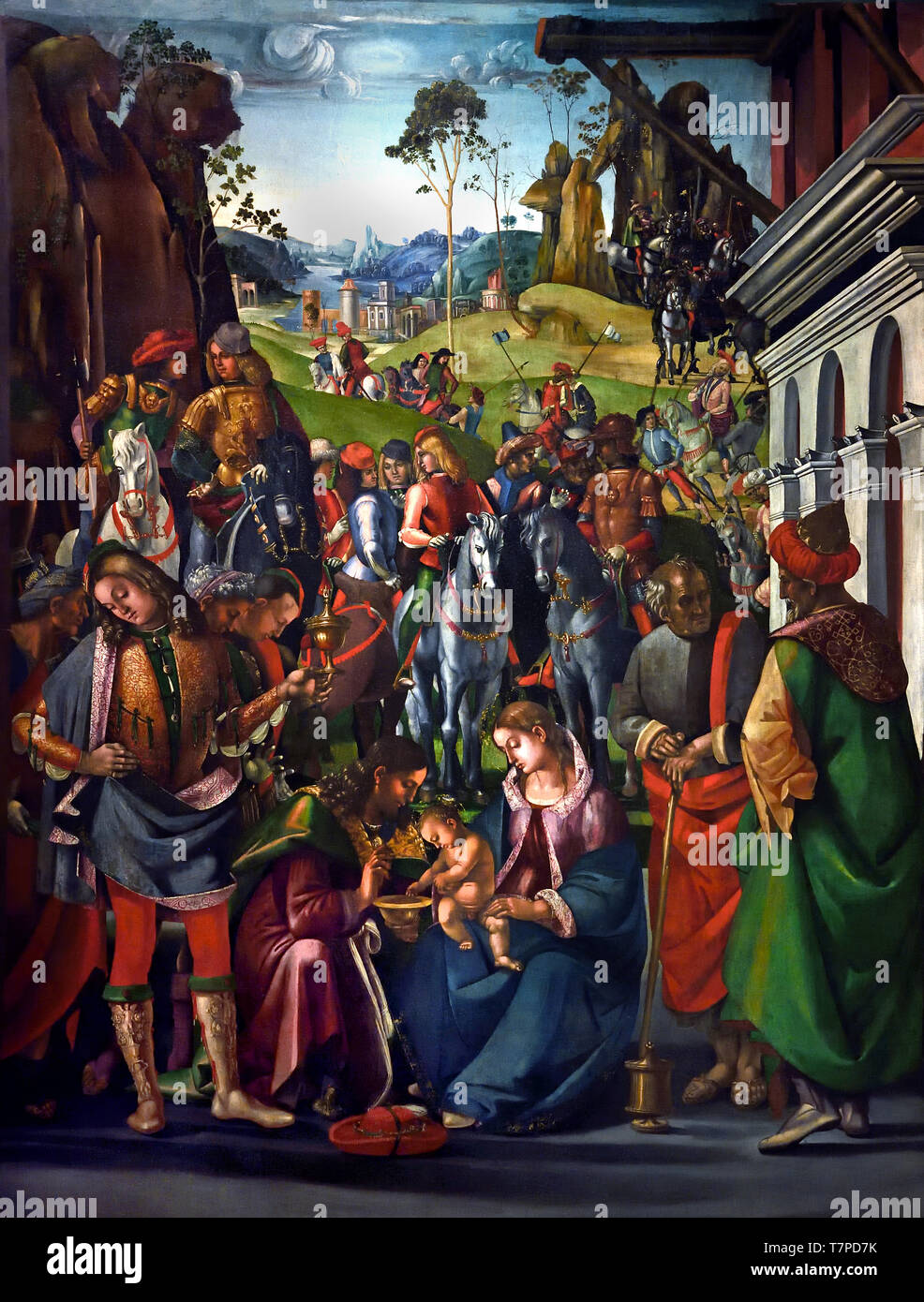Adoration of the Magi 1493 by Luca Signorelli (1450 - 1523) Italian ...
