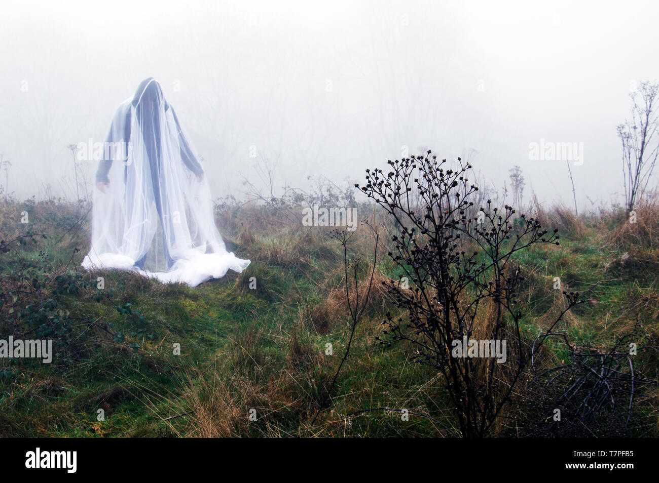 Ghostly figure mist hi-res stock photography and images - Alamy