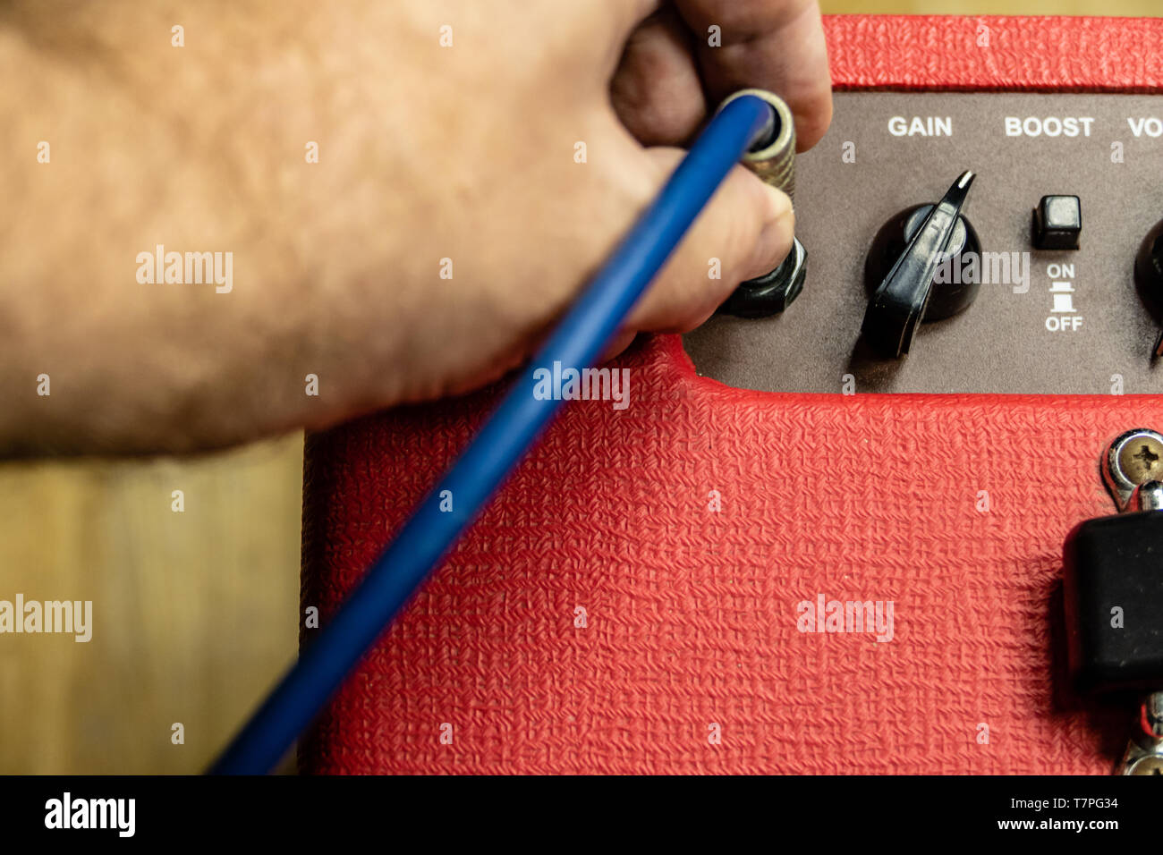 Guitar input jack hi-res stock photography and images - Alamy
