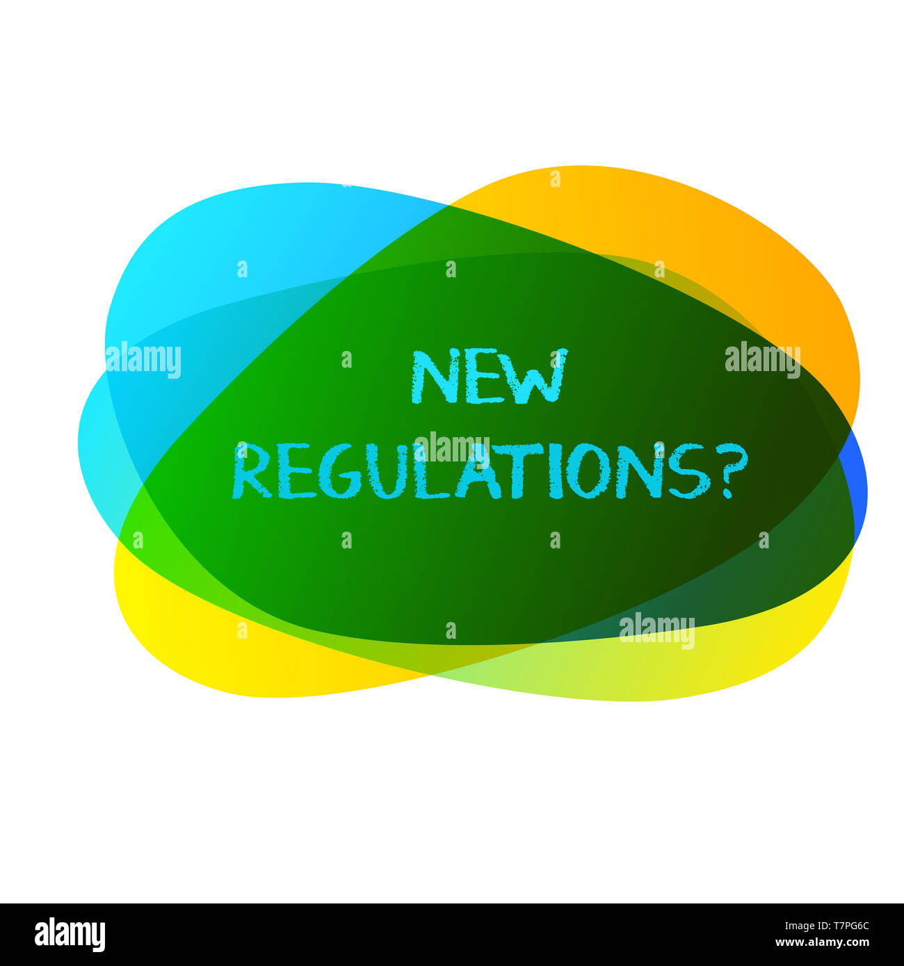 Conceptual hand writing showing New Regulations question. Concept ...