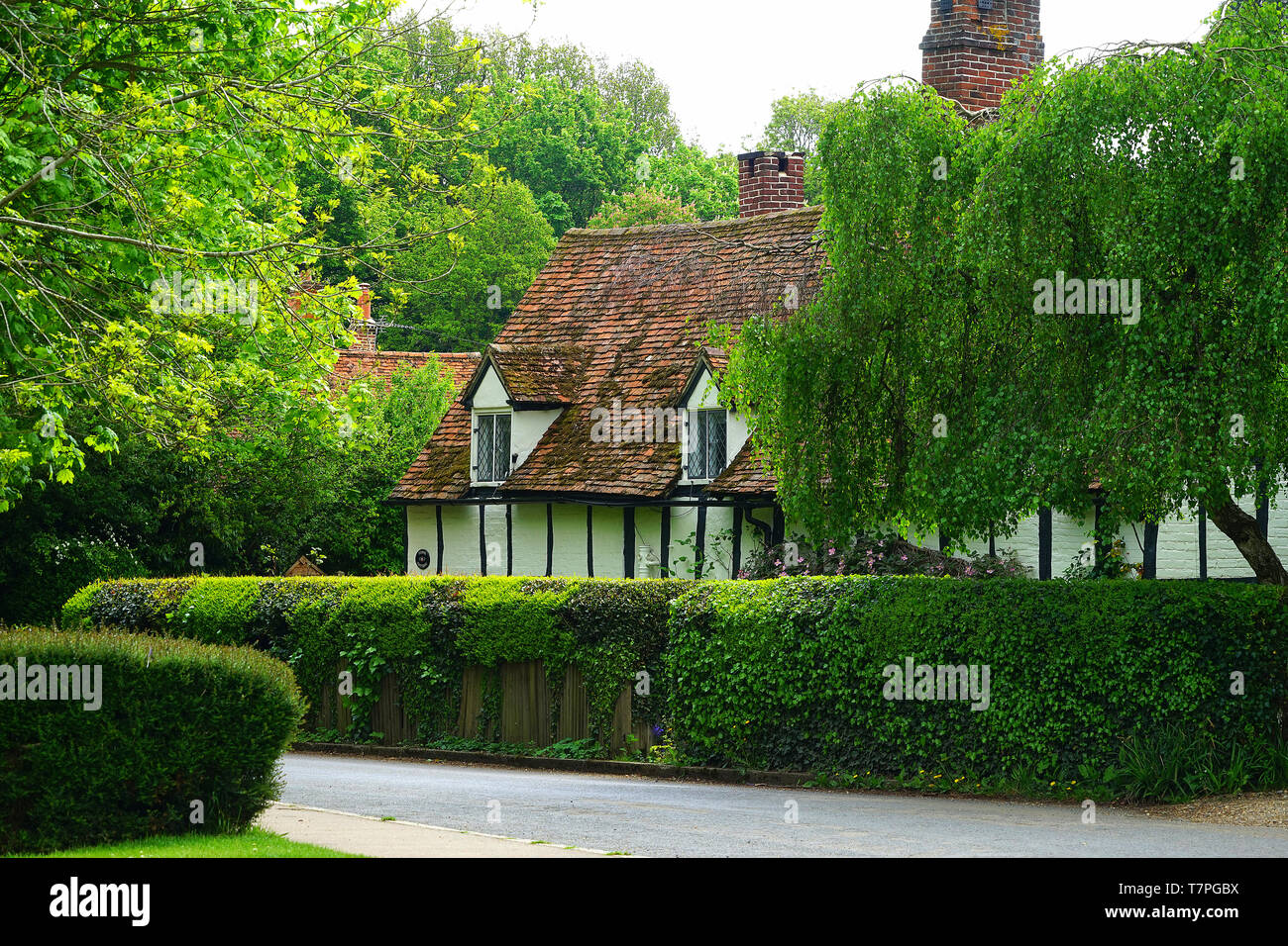 A view of the village of Ayot St Lawrence Stock Photo - Alamy