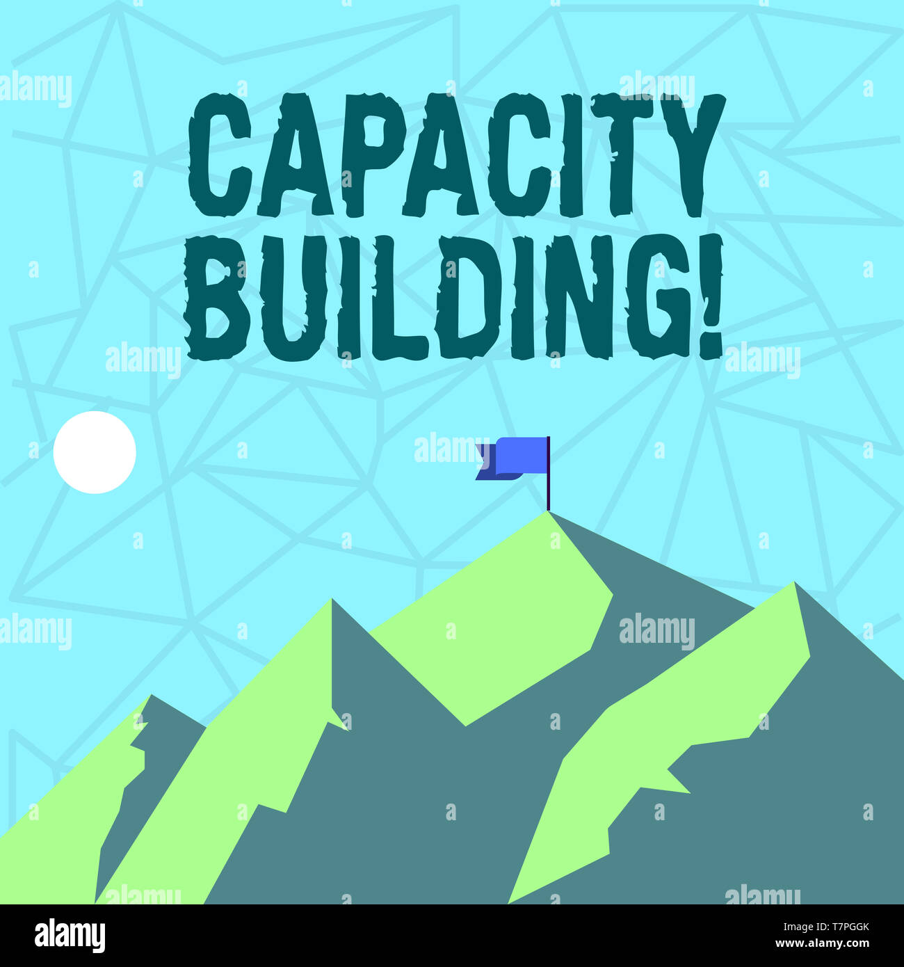 Writing note showing Capacity Building. Business concept for Strengthen ...