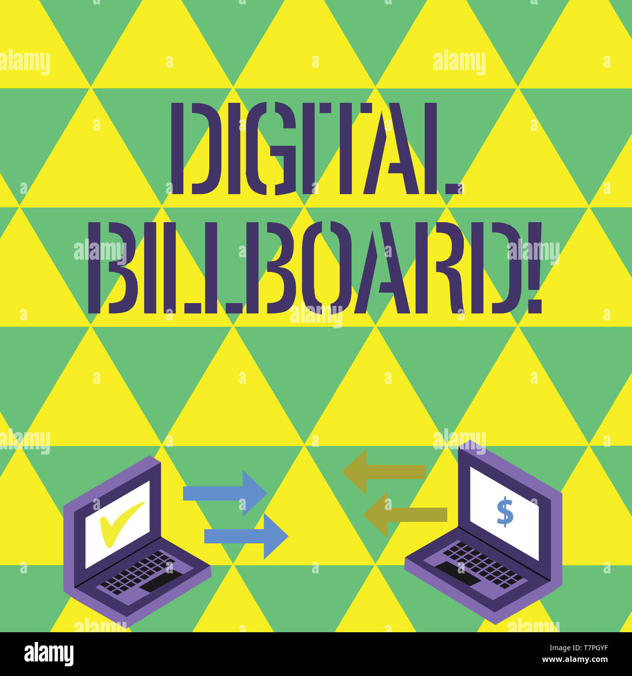 Handwriting text writing Digital Billboard. Conceptual photo billboard ...