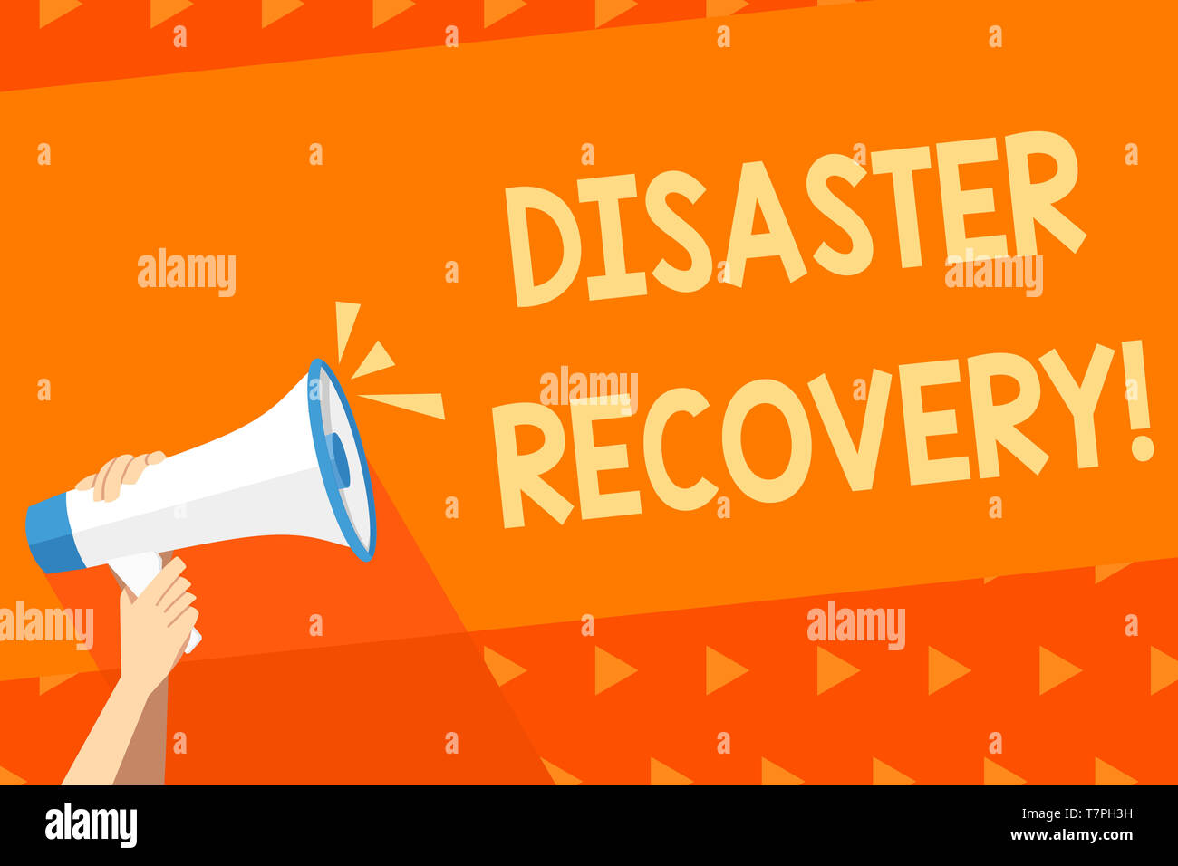 Writing note showing Disaster Recovery. Business concept for helping ...