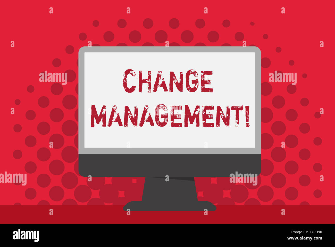 Word writing text Change Management. Business photo showcasing systematic approach to dealing ...
