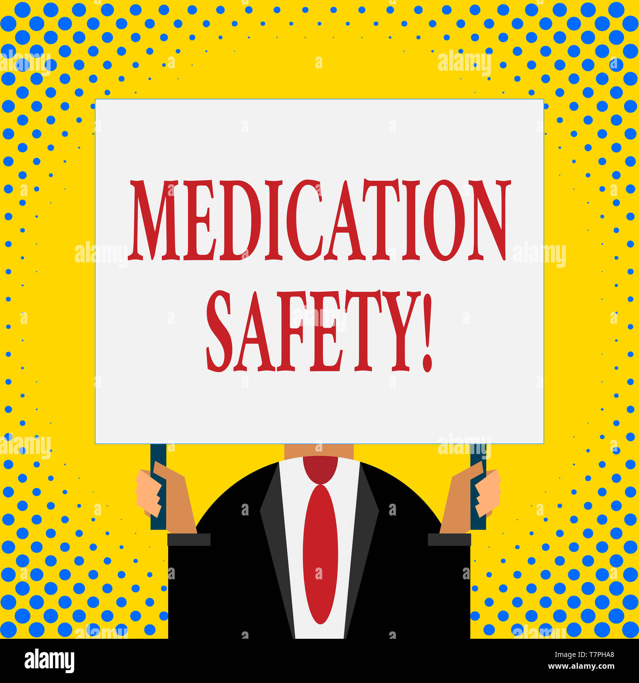 Word writing text Medication Safety. Business photo showcasing freedom ...