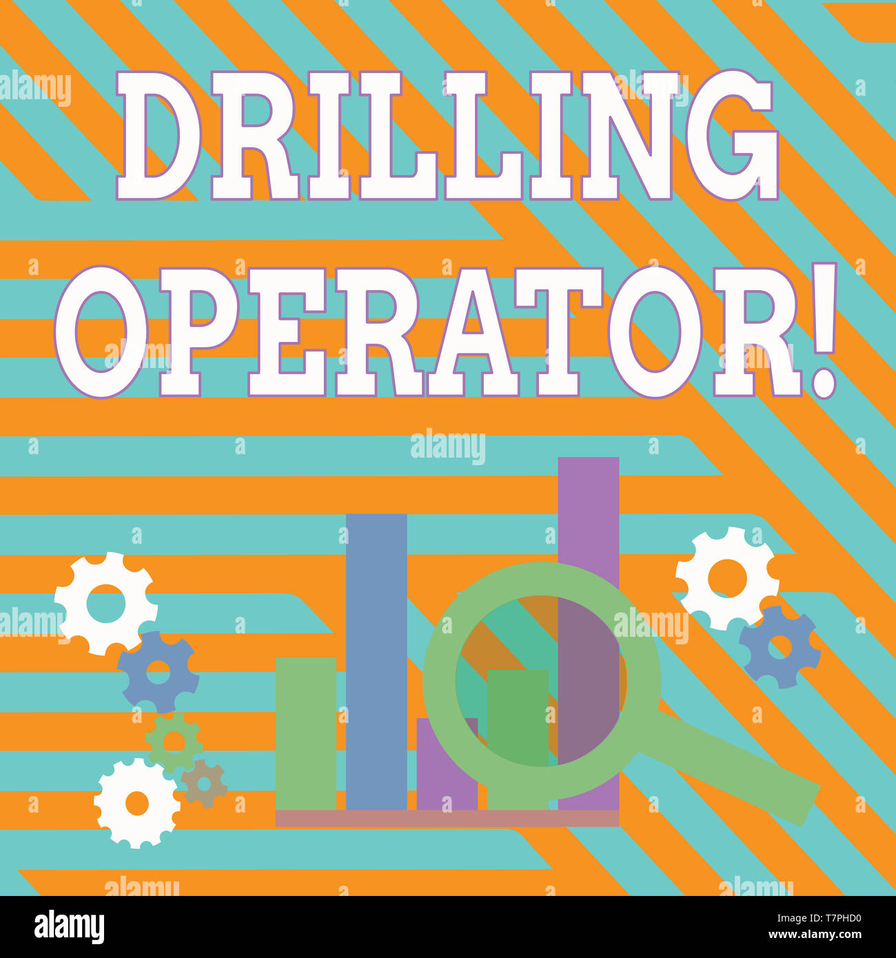 Text sign showing Drilling Operator. Business photo showcasing someone ...
