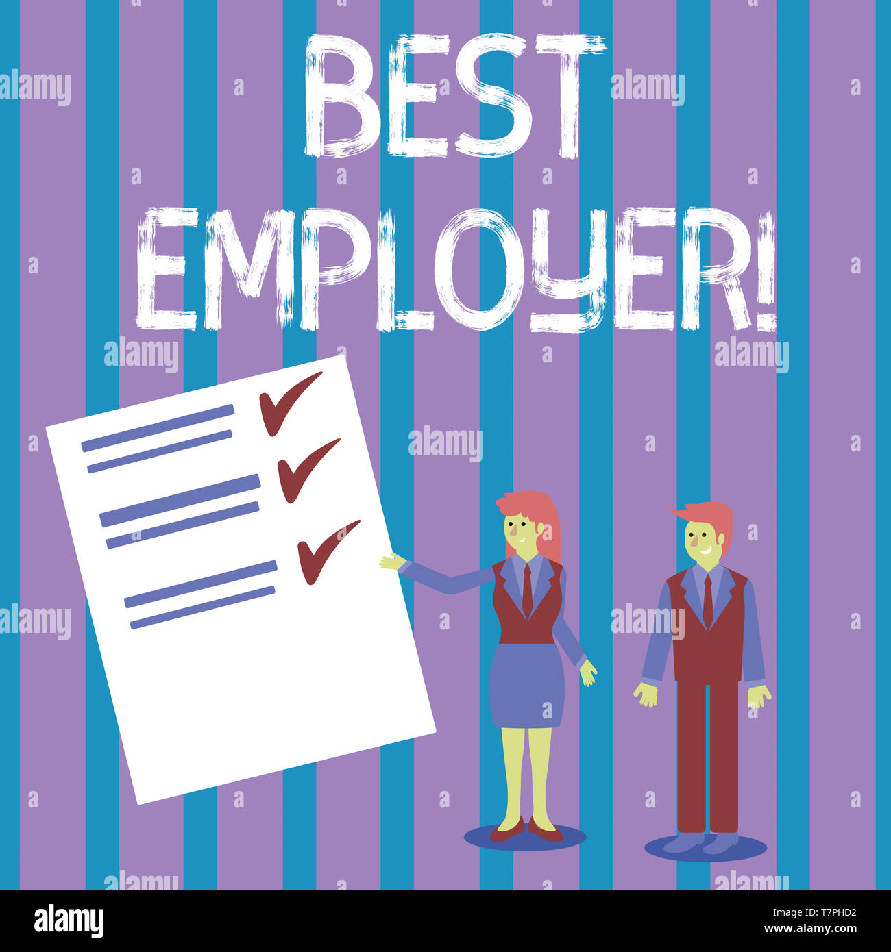 Conceptual hand writing showing Best Employer. Concept meaning creating ...