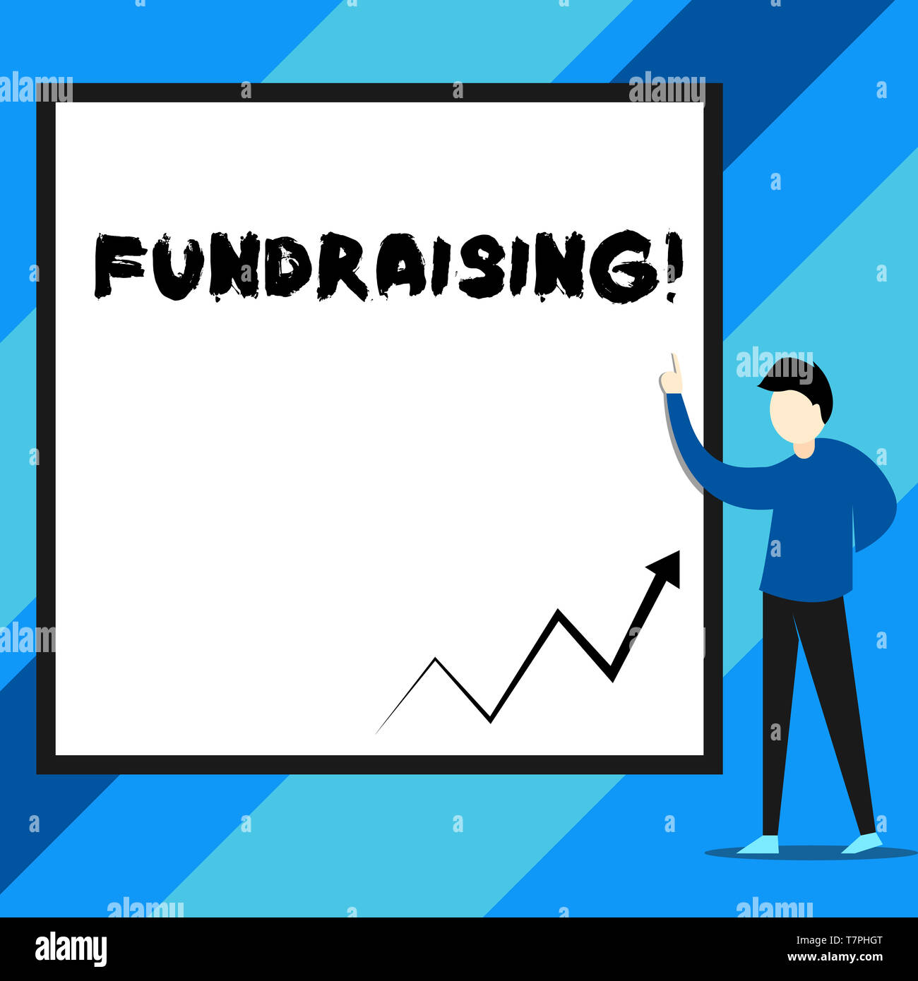 Text sign showing Fundraising. Business photo text seeking to generate ...