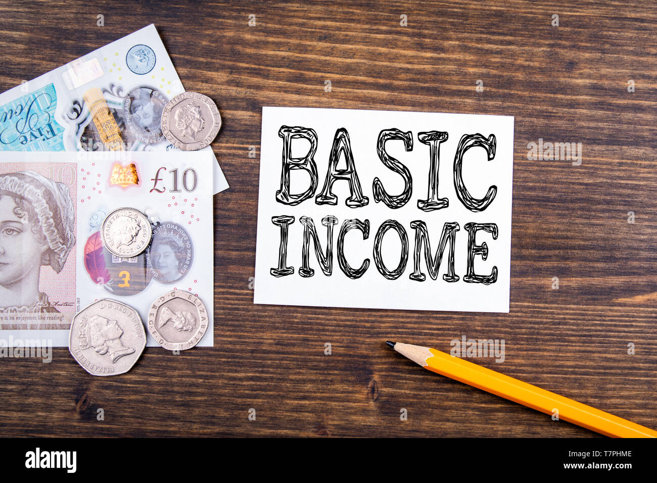 Basic Income concept Stock Photo - Alamy