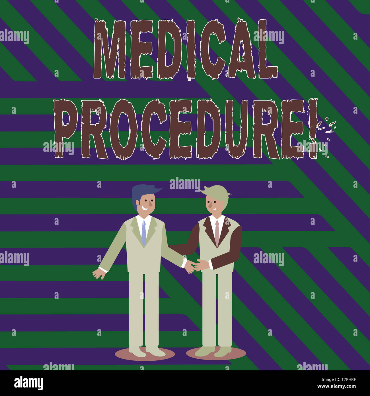 Handwriting text writing Medical Procedure. Conceptual photo a ...