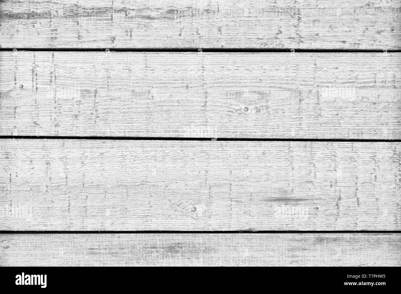 Wooden black and white background. Texture with an old, rustic, gray ...