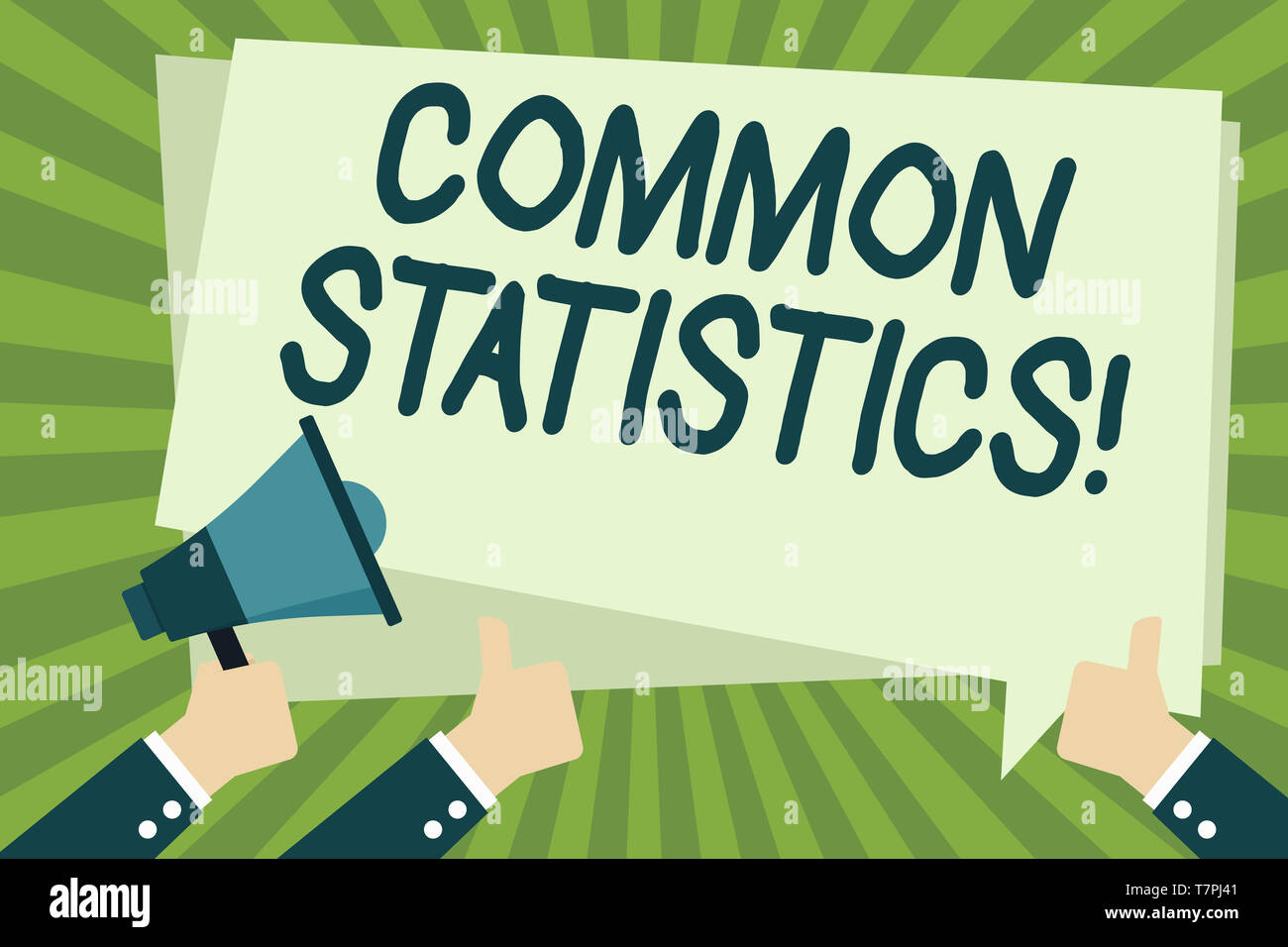 Handwriting Text Writing Common Statistics Conceptual Photo Used To Calculate Values Related To