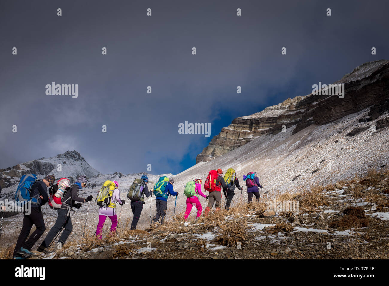 Mountain climb team hi-res stock photography and images - Alamy