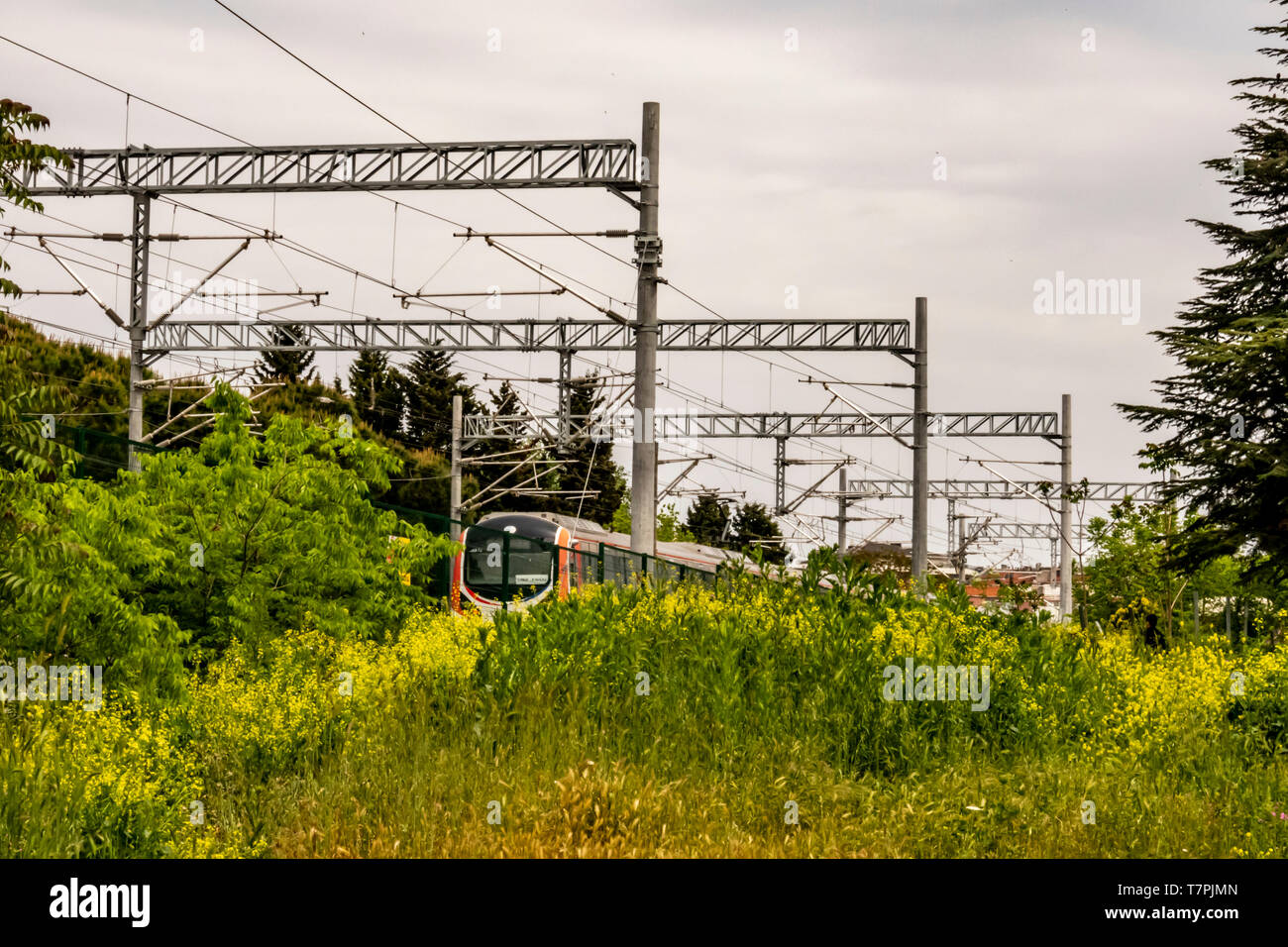 Marmaray metro station entrance istanbul hi-res stock photography and ...