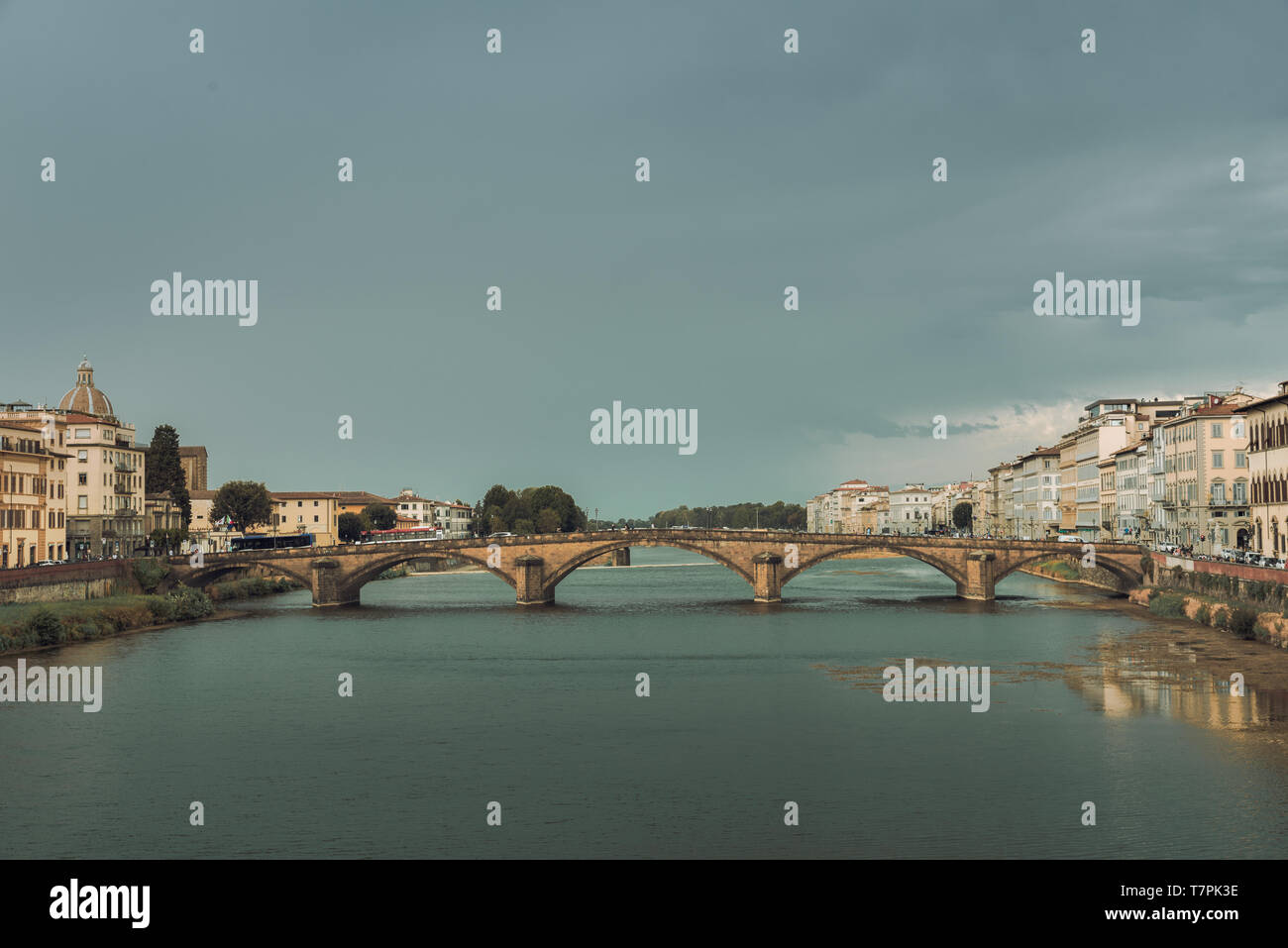 Ponte alla Carraia ("The Bridge of Carriages") in Florence is named ...