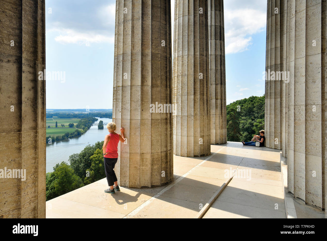 Germany, Bavaria (Bayern), Upper Palatinate, Donaustauf near Regensburg ...