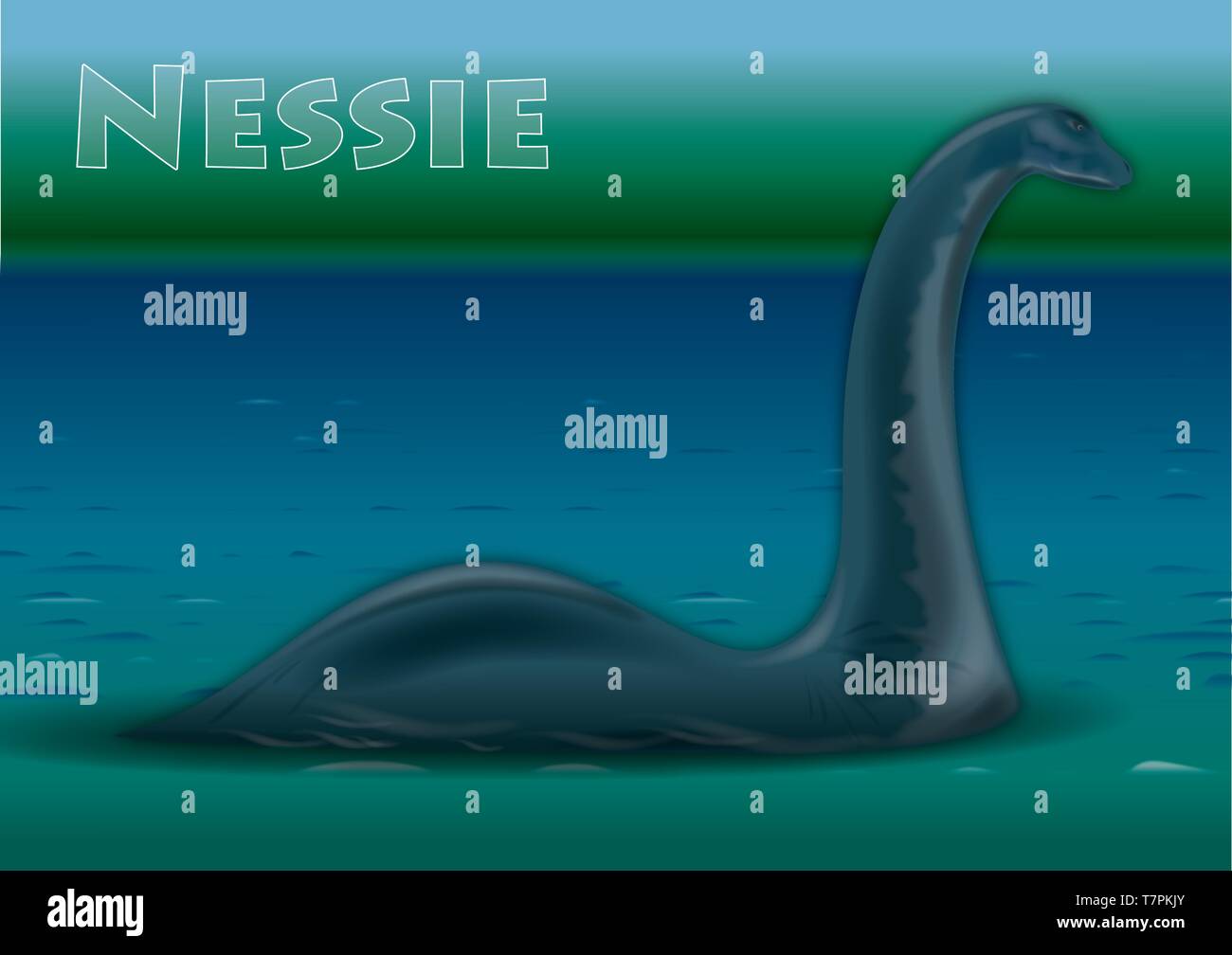 Loch ness monster nessy Stock Vector Images - Alamy
