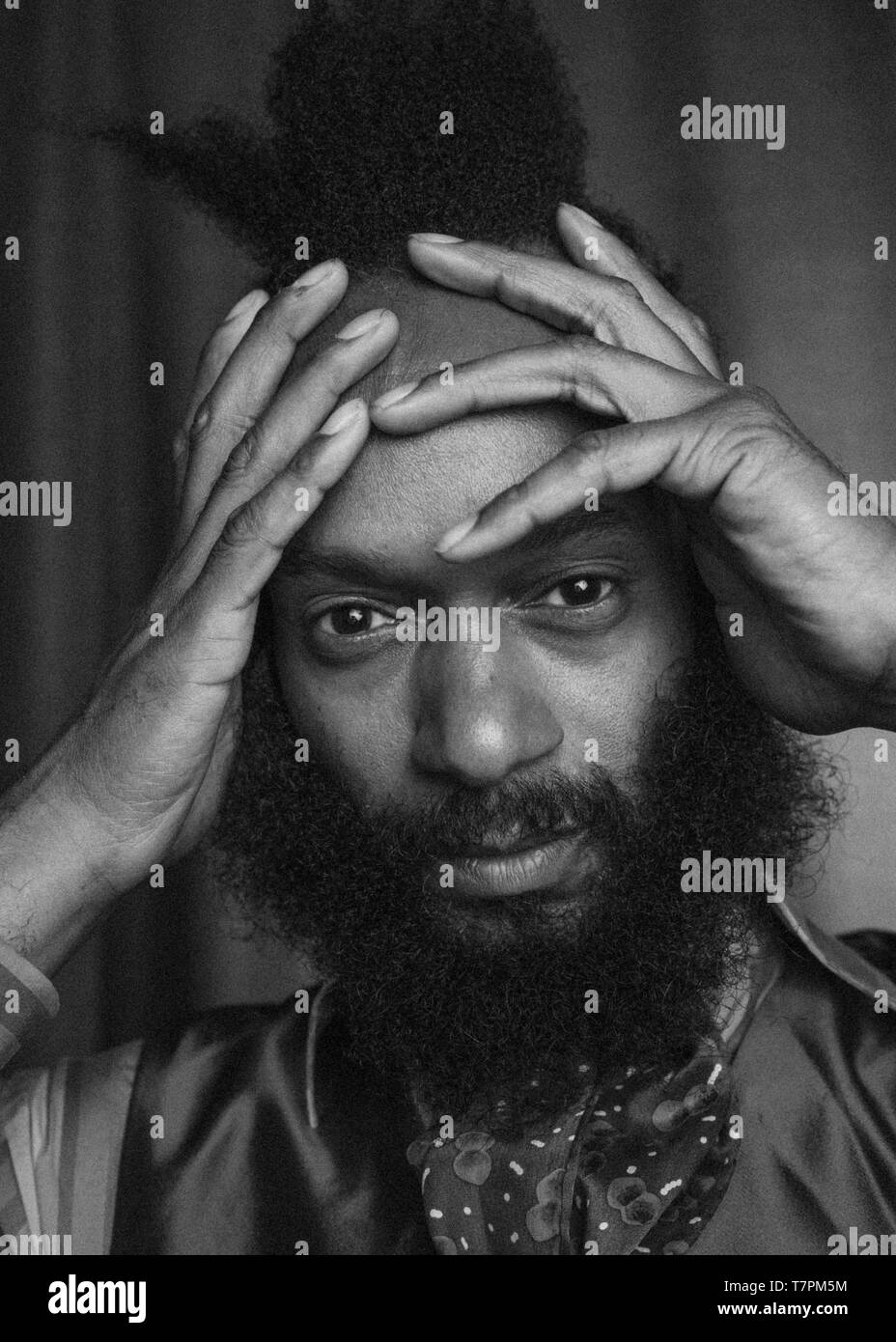 Fantastic negrito singer Black and White Stock Photos & Images - Alamy