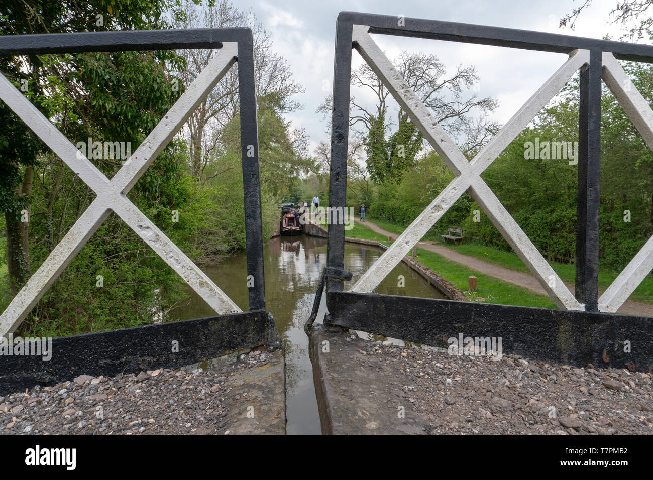 Stratford canal bridge Stock Photo - Alamy