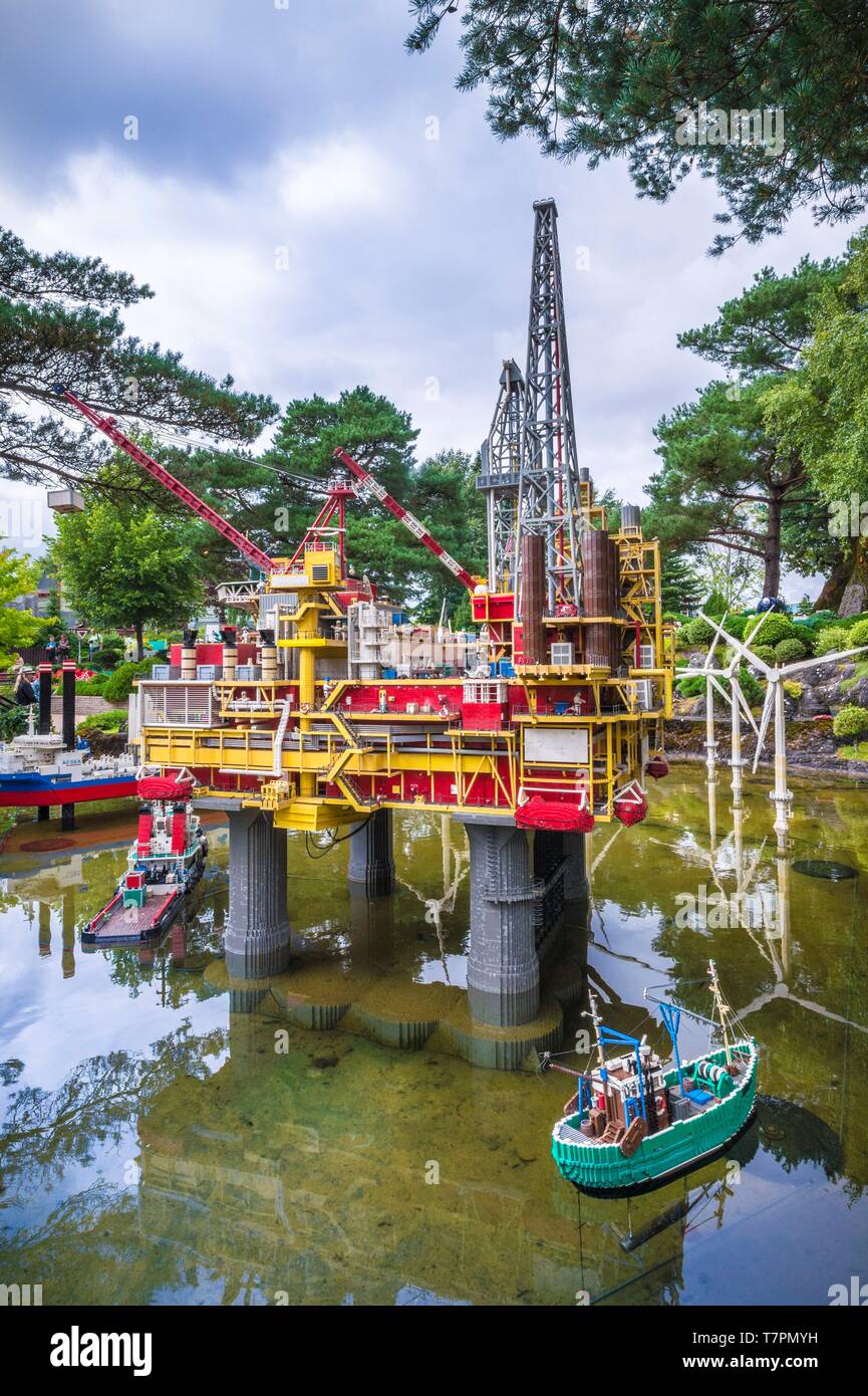 Denmark, Jutland, Billund, Legoland® Billund is the first Legoland Park ...