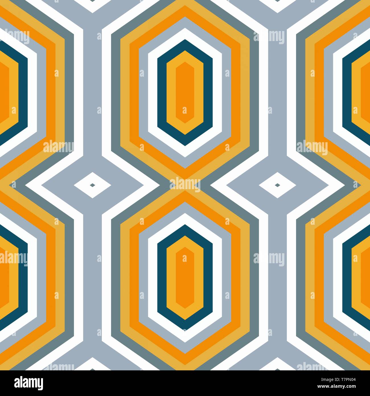 abstract hexagon backdrop style. dark gray, dark orange and teal green ...