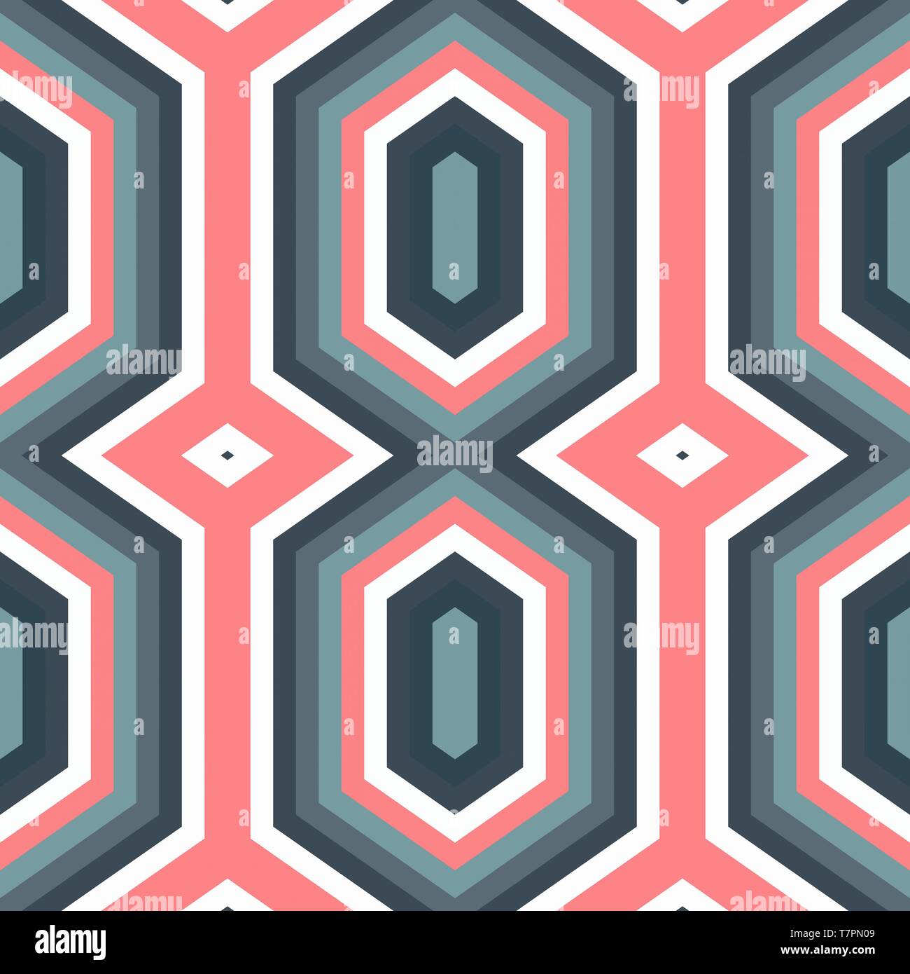 abstract hexagon backdrop style. dim gray, light coral and dark slate ...