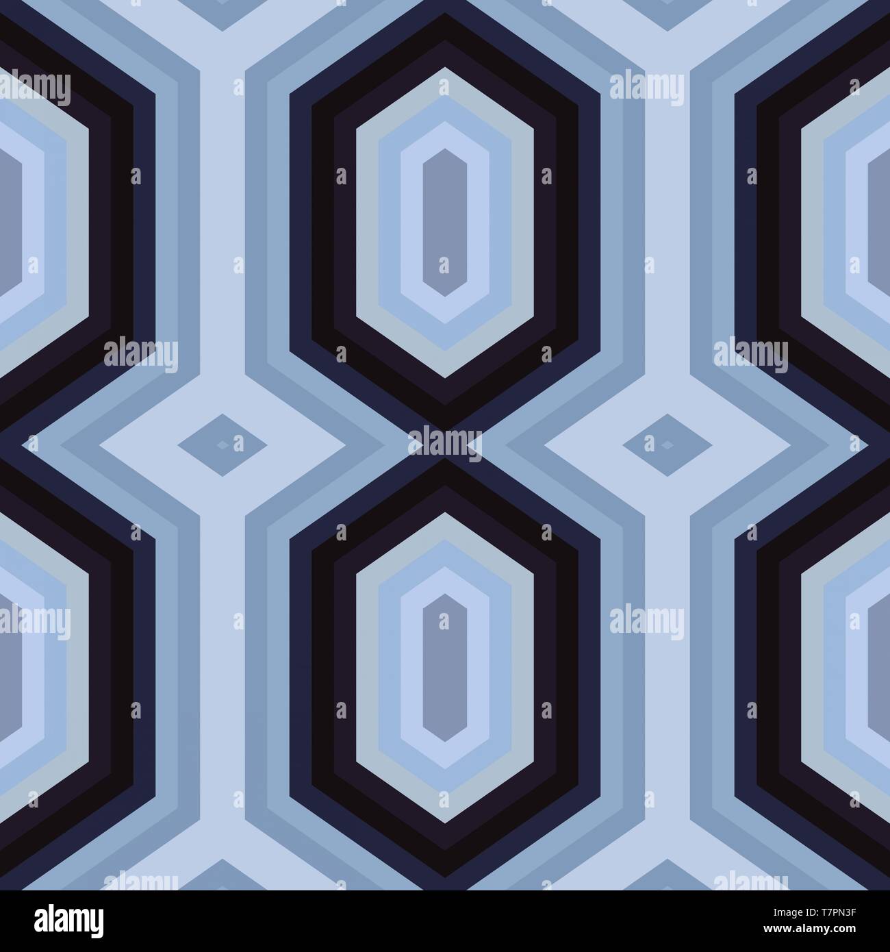 simple seamless geometric background with very dark blue, pastel blue ...