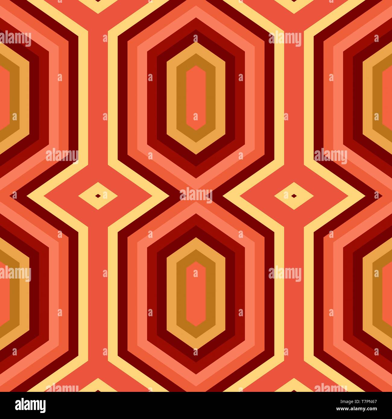 abstract hexagon backdrop style. tomato, sandy brown and maroon colors ...