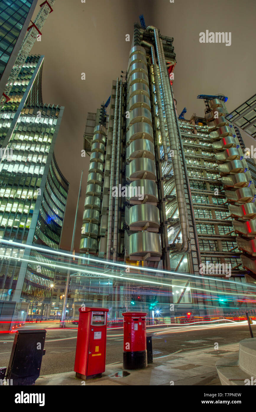The Lloyd's building, Lime Street London Stock Photo - Alamy