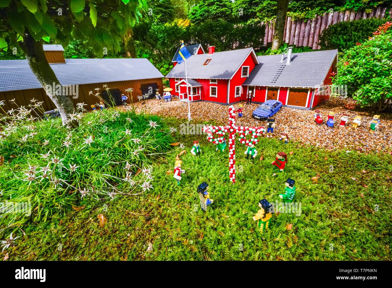 Denmark, Jutland, Billund, Legoland® Billund is the first Legoland Park ...