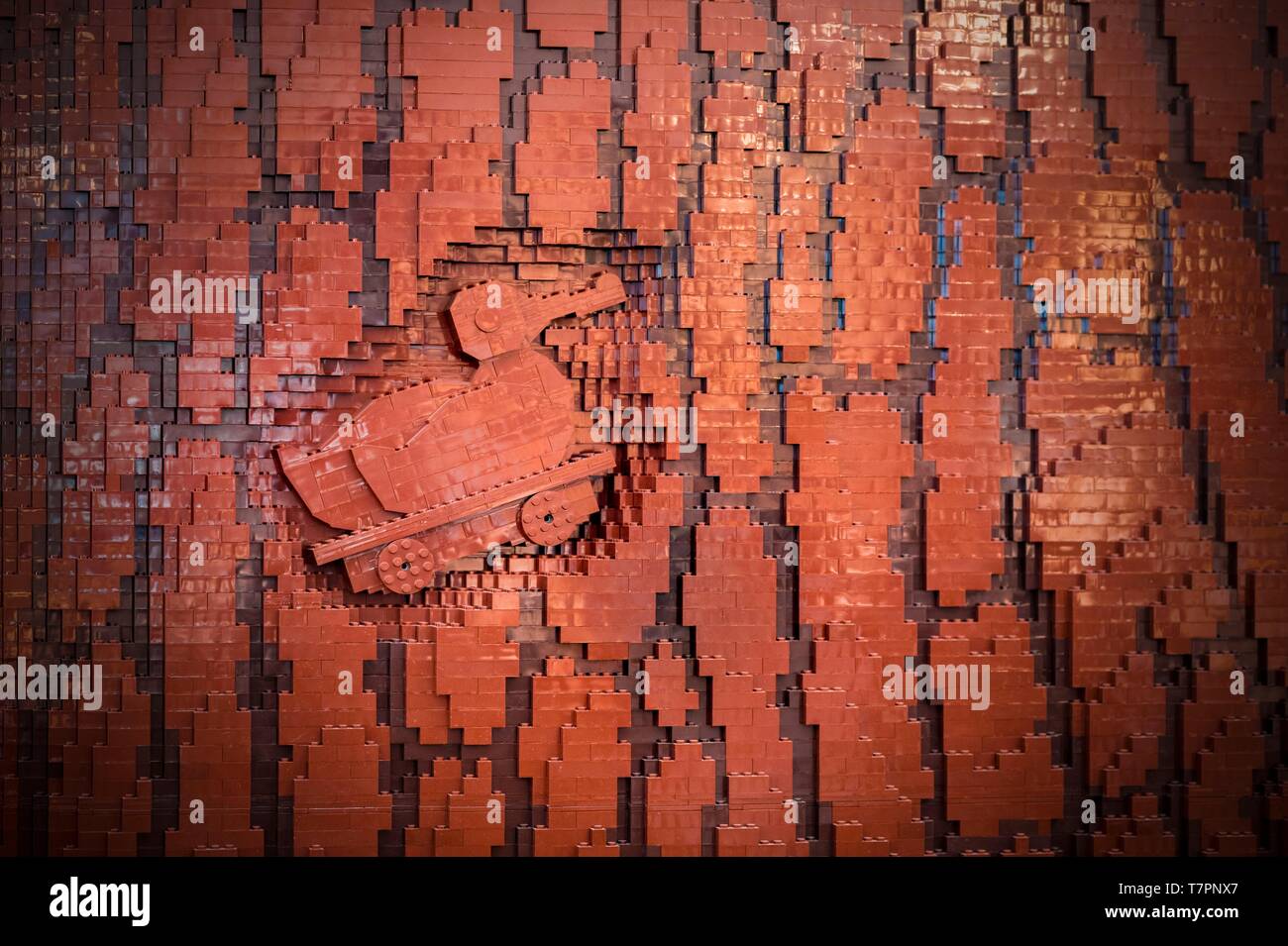 Denmark, Jutland, Billund, The Tree of Creativity - monumental ...