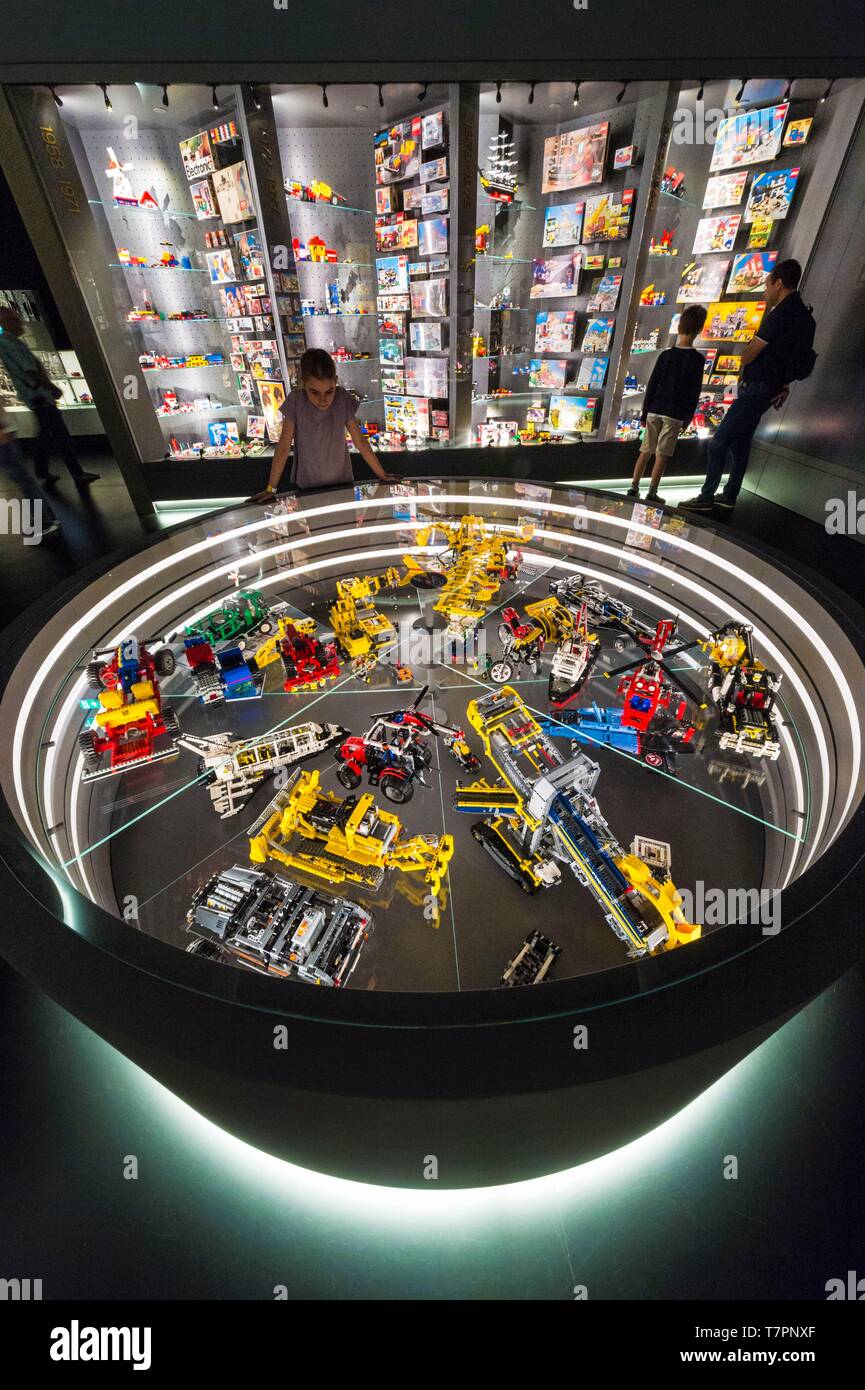 Denmark, Jutland, Billund, Lego® House is the Lego® experimental center ...