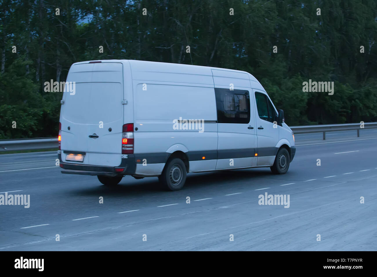 White small mini bus hi-res stock photography and images - Alamy