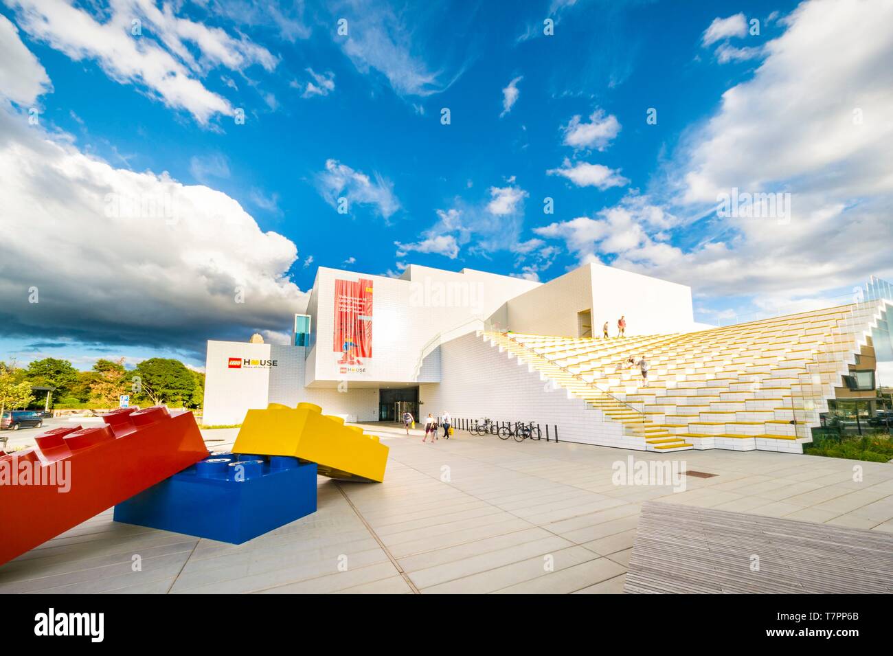 Denmark, Jutland, Billund, Lego® House is the Lego® experimental center ...