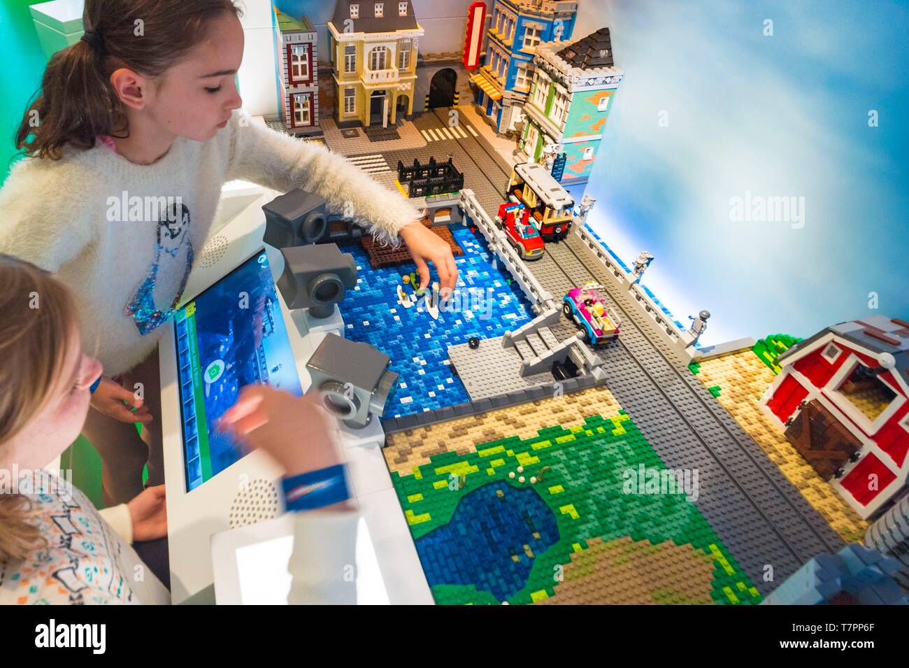 Denmark, Jutland, Billund, Lego® House is the Lego® experimental center ...