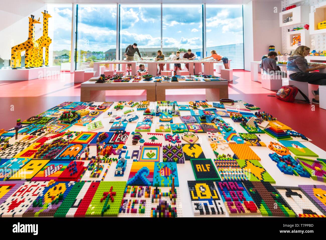 Denmark, Jutland, Billund, Lego® House is the Lego® experimental center ...
