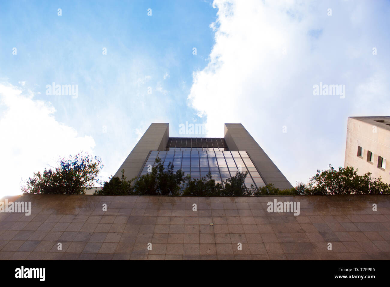 Inside a modern building Stock Photo - Alamy