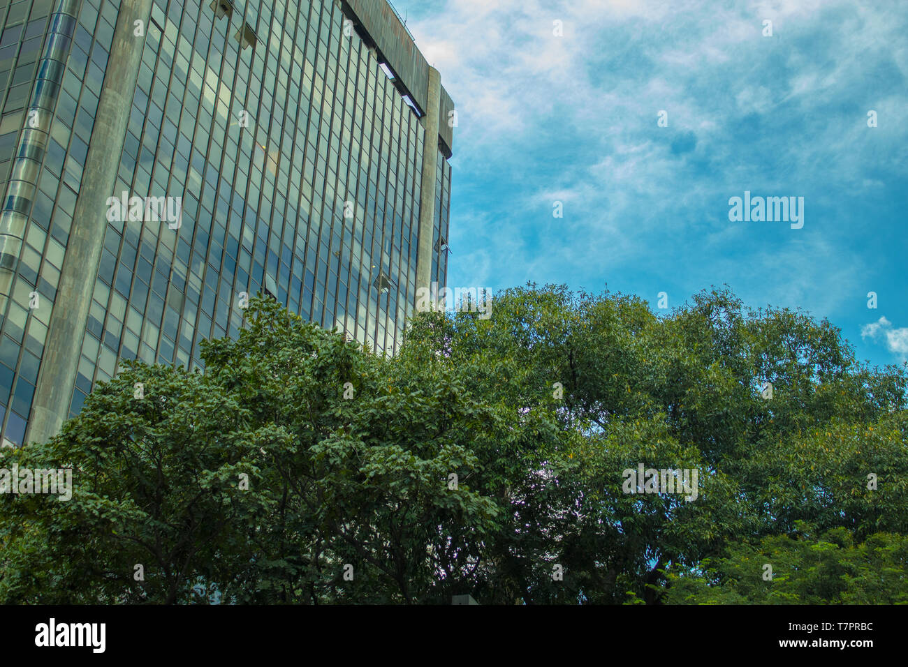 Inside a modern building Stock Photo - Alamy