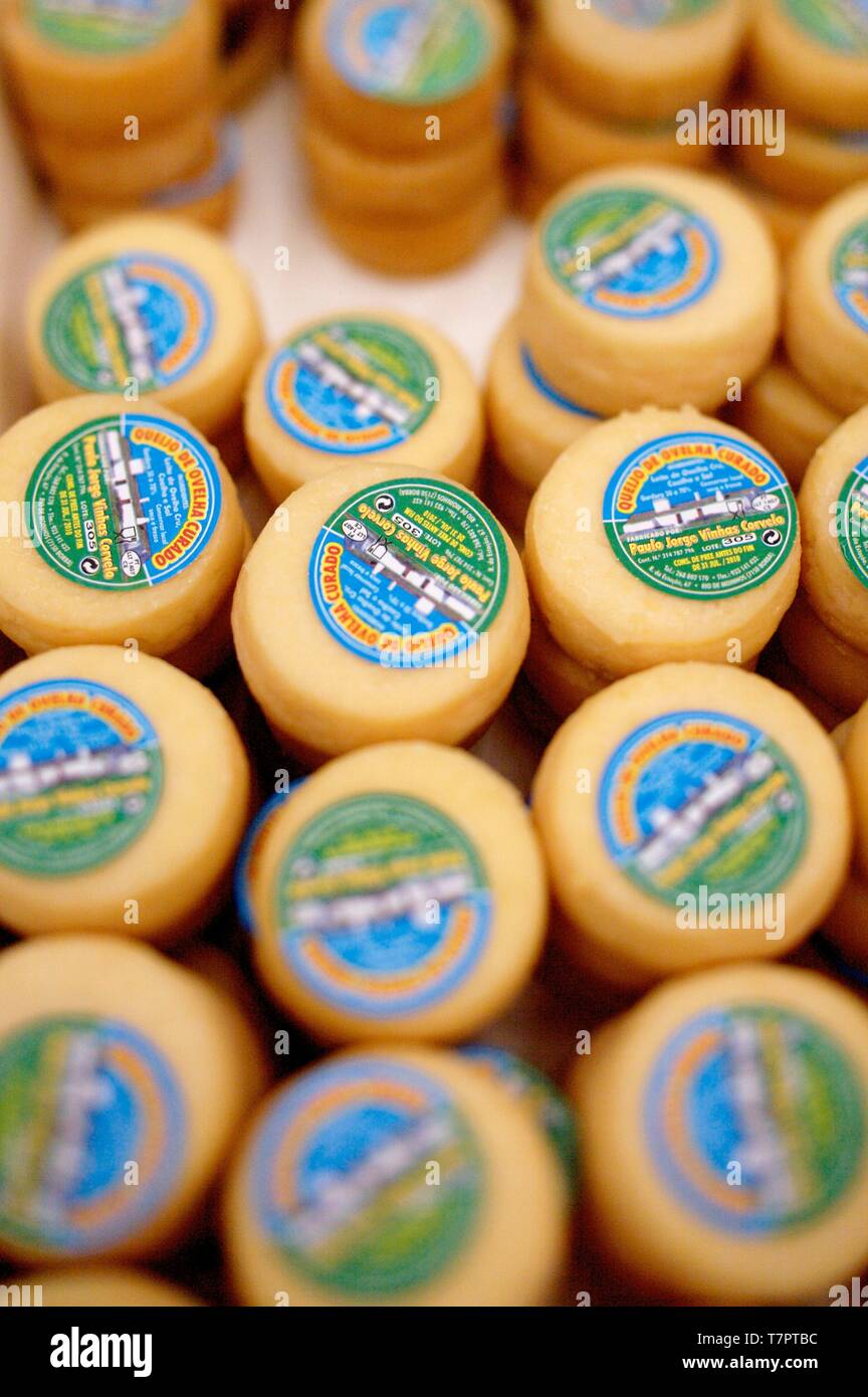 Portugal, Alentejo, dry cheese Stock Photo - Alamy