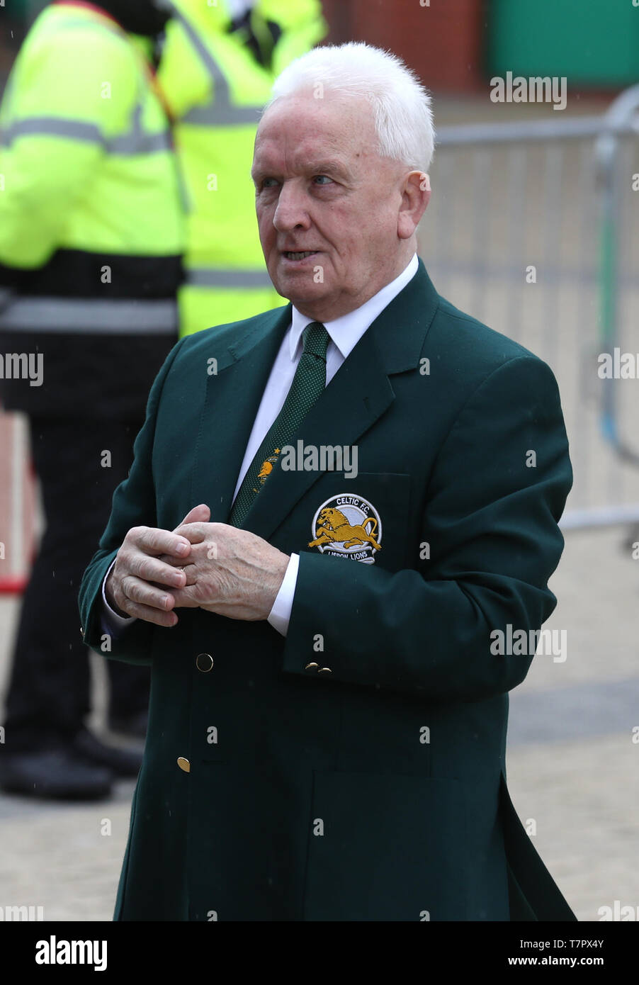 Former celtic player lisbon lion john clark celtic park hi-res stock ...