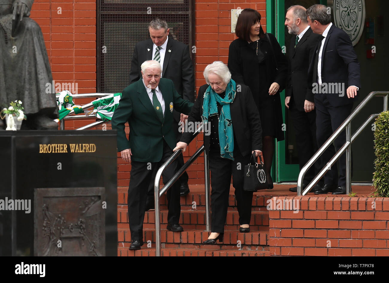 Former Celtic player and Lisbon Lion Charlie Gallagher at Celtic Park ...