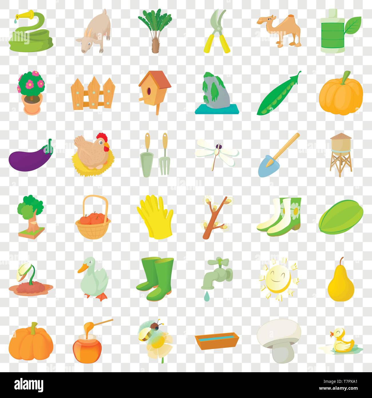 Good farm icons set, cartoon style Stock Vector Image & Art - Alamy